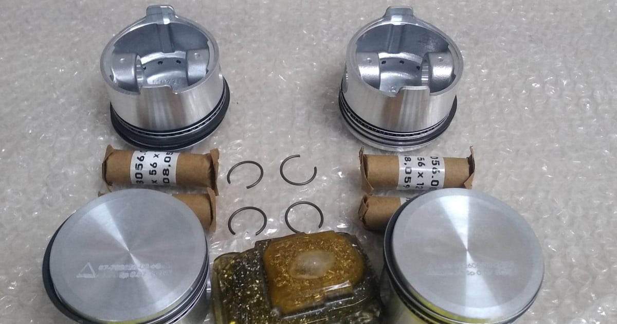 67,80mm A112 ABARTH 1050 70HP pistons in stock | Stole's Race Shop